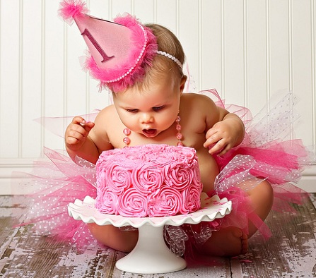 Cumpleaños 1 año para niña