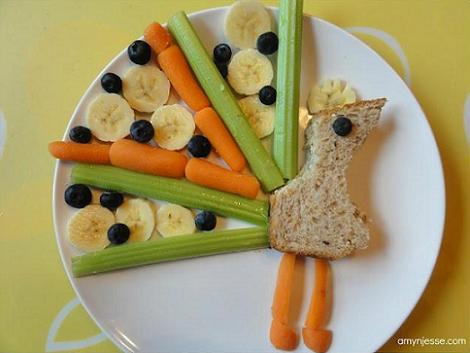 Comida divertida para niños