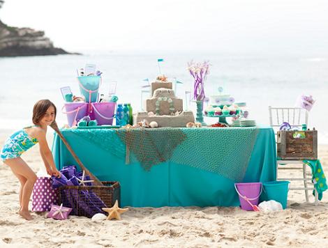 Fiesta en la playa de cumpleaños